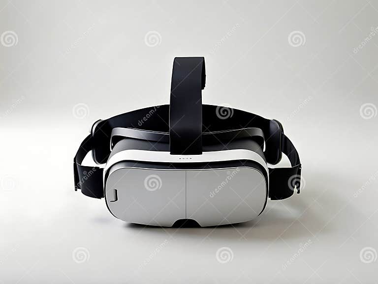 3D Render of VR Headset with Goggles . Stock Illustration ...