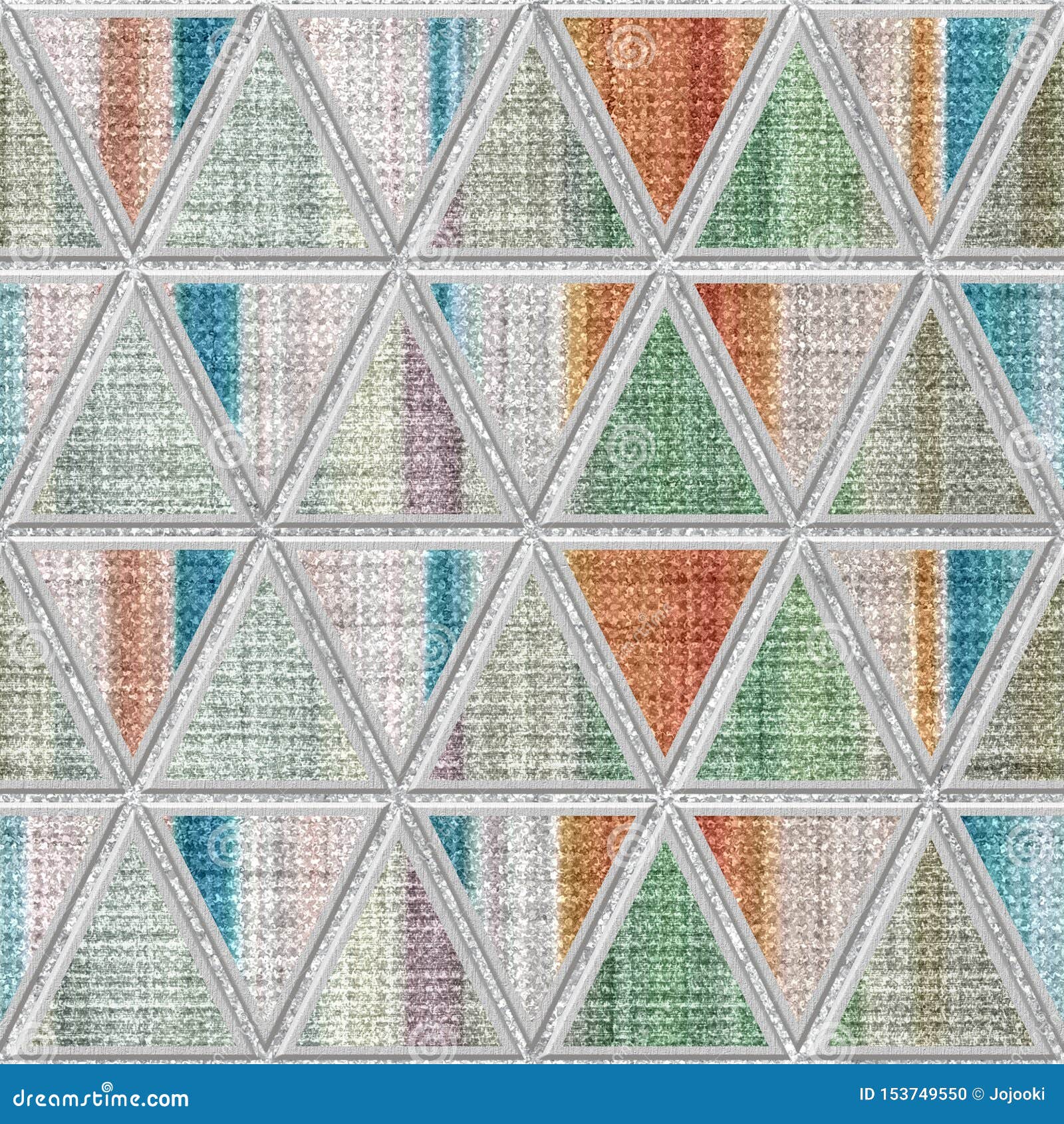 Carving Triangle Pattern on Grunge Background Seamless Texture ...