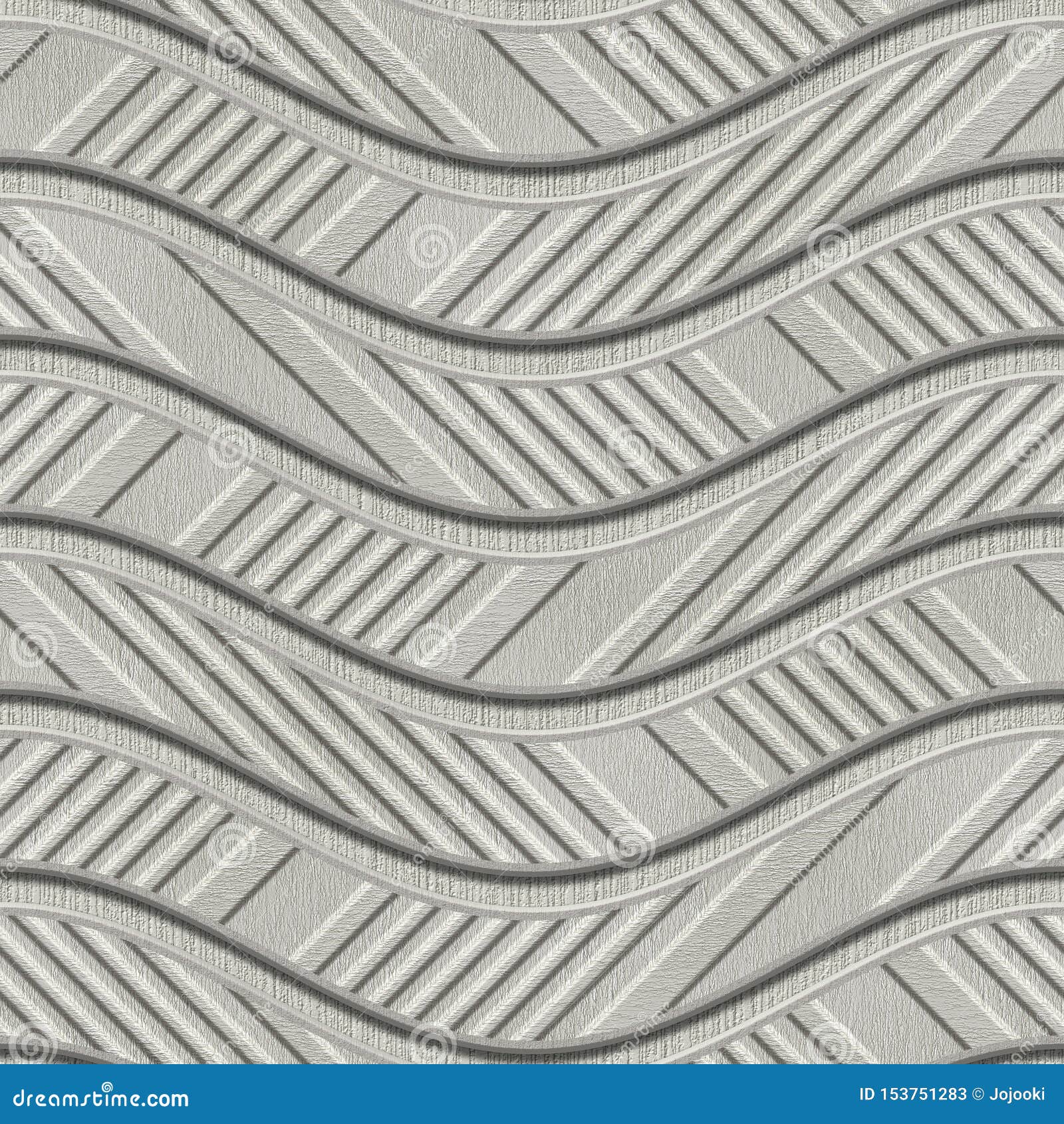 Carving Waves Pattern on Background Seamless Texture, Patchwork Pattern ...