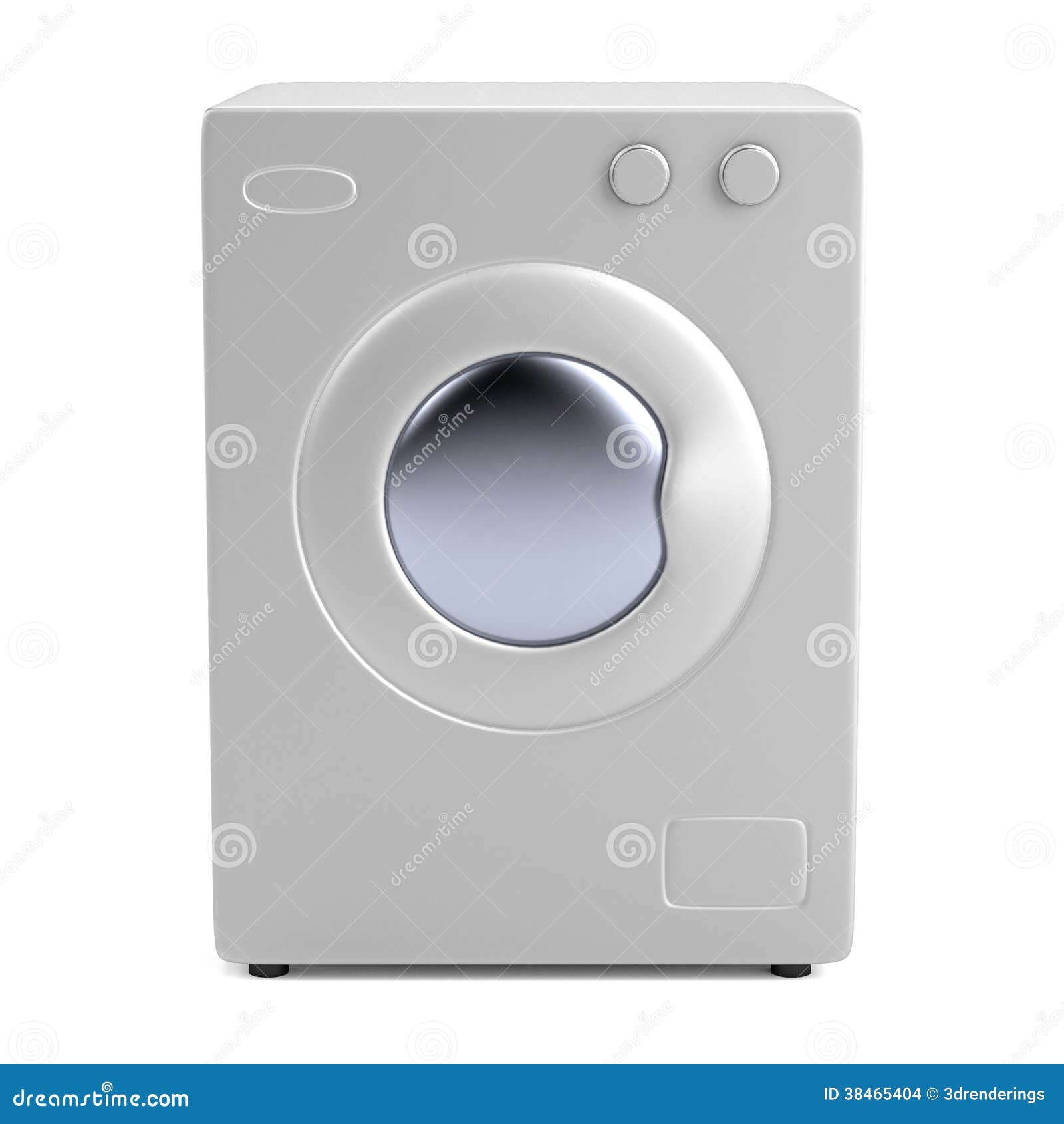 3d render of wash machine stock illustration. Illustration of realistic ...