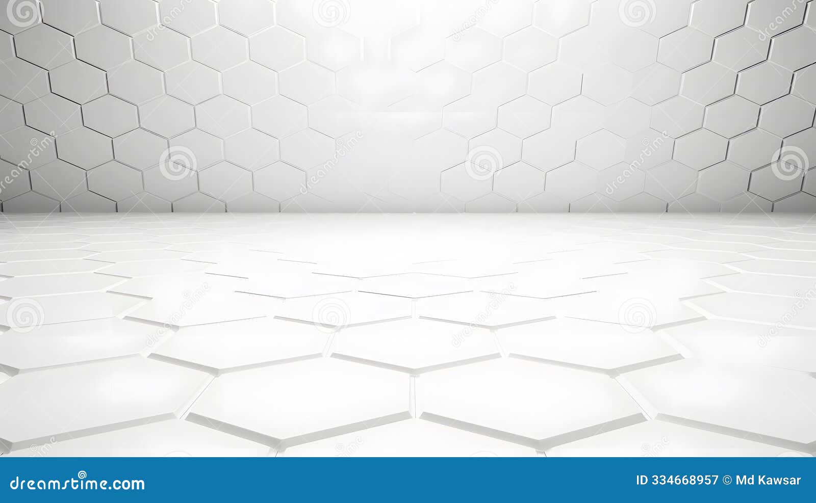 Abstract White Hexagon Pattern Background Stock Illustration ...