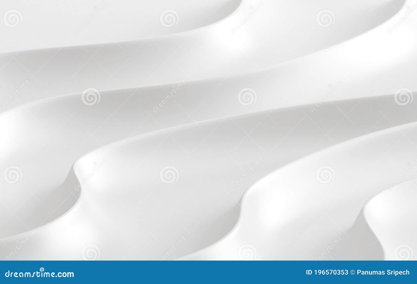 3D Rendering of White Abstract Pattern Stock Illustration ...