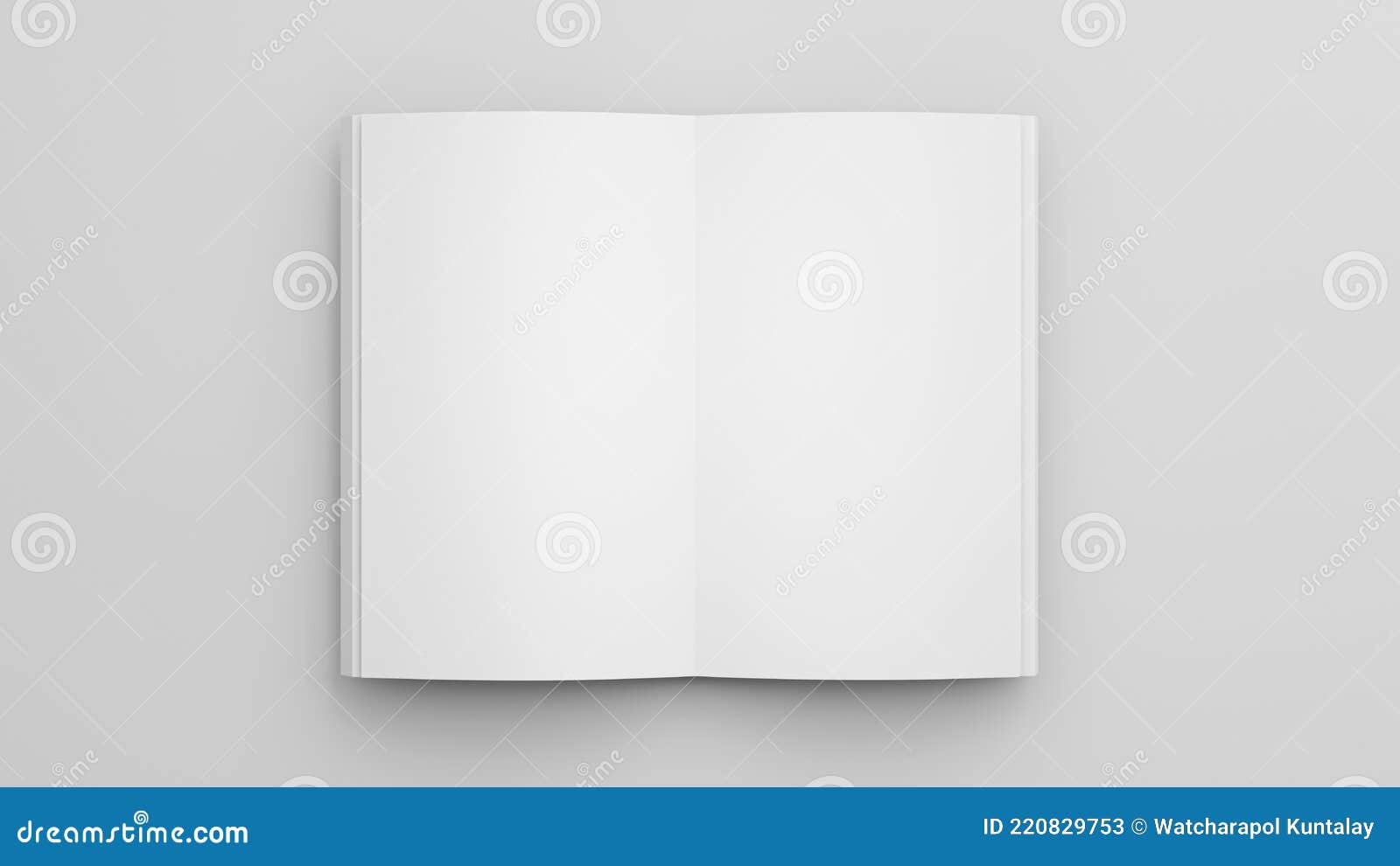 White Book for Your Mockup Design Stock Illustration - Illustration of ...