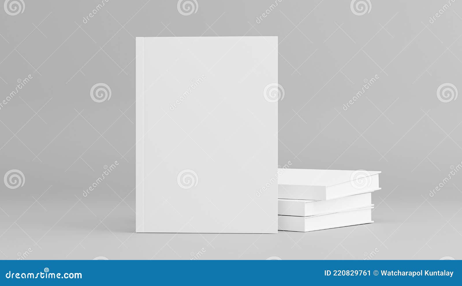 White Book for Your Mockup Design Stock Illustration - Illustration of ...