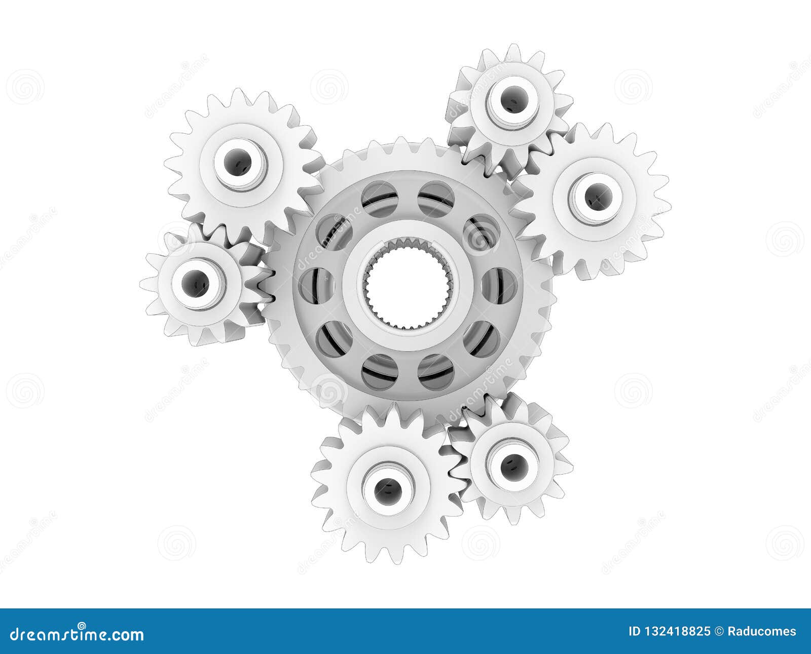 White Assembly Point Sign On Blue Stock Image | CartoonDealer.com #51965893