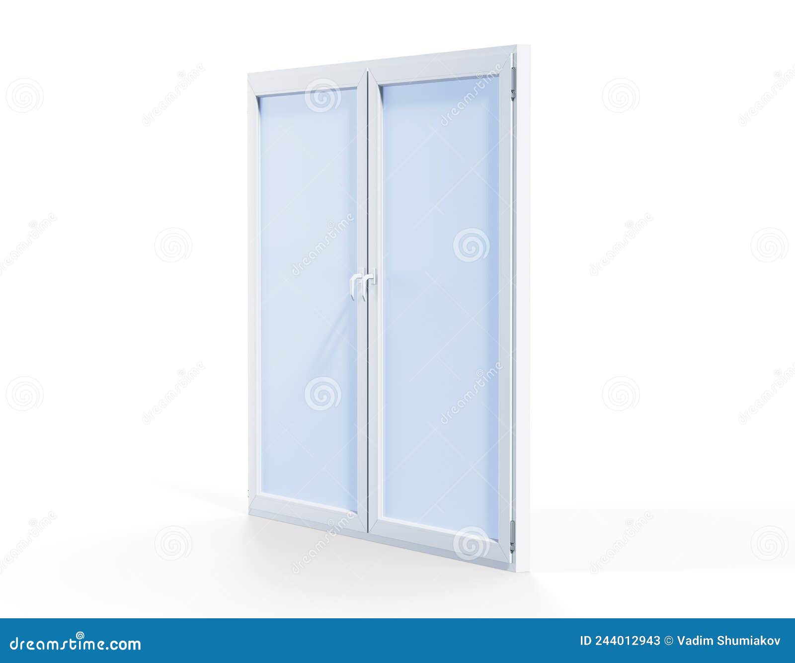3d Render Window Frame On White Background Royalty-Free Stock ...