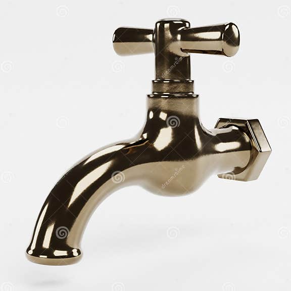 3D Render of Wine Tap stock illustration. Illustration of alcohol ...