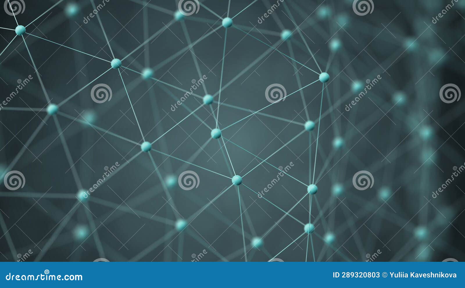 3D Render Wire Animation Neural Networks Global Web Internet Neuronet ...