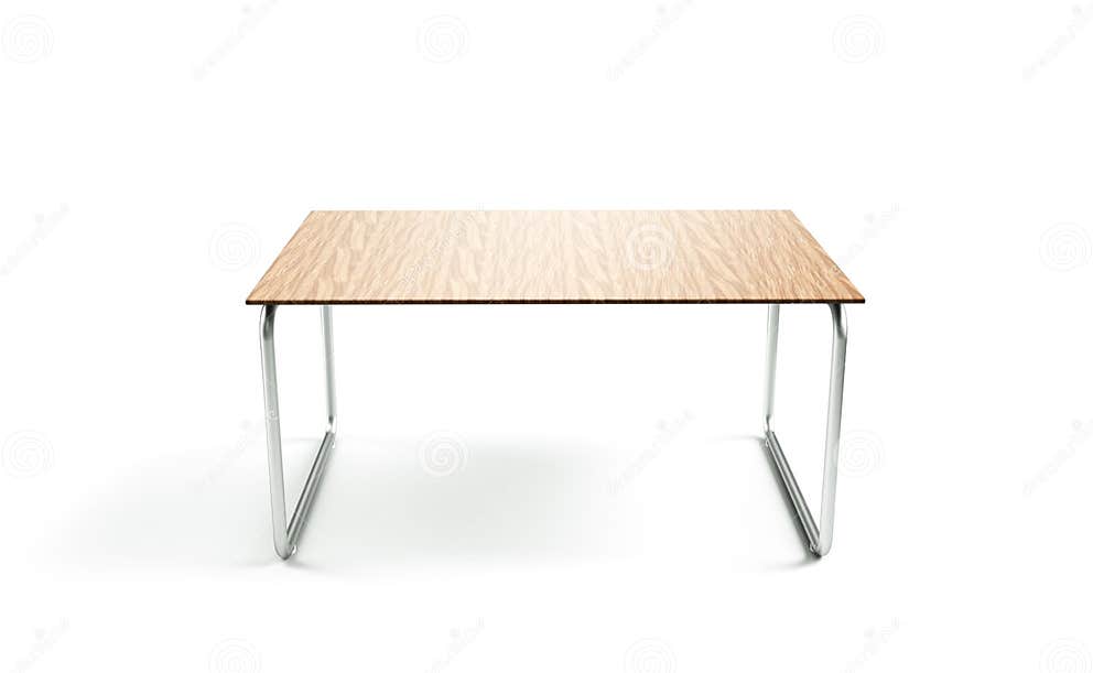3d render of wooden tables stock illustration. Illustration of ...