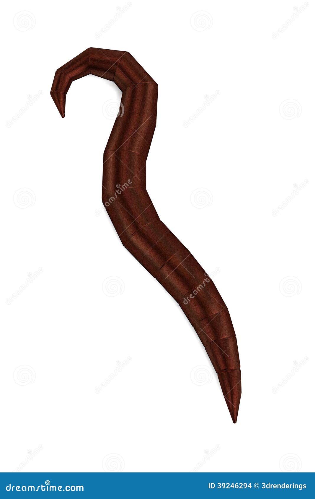 3D Render Of Wax Worm Royalty-Free Stock Photography | CartoonDealer ...