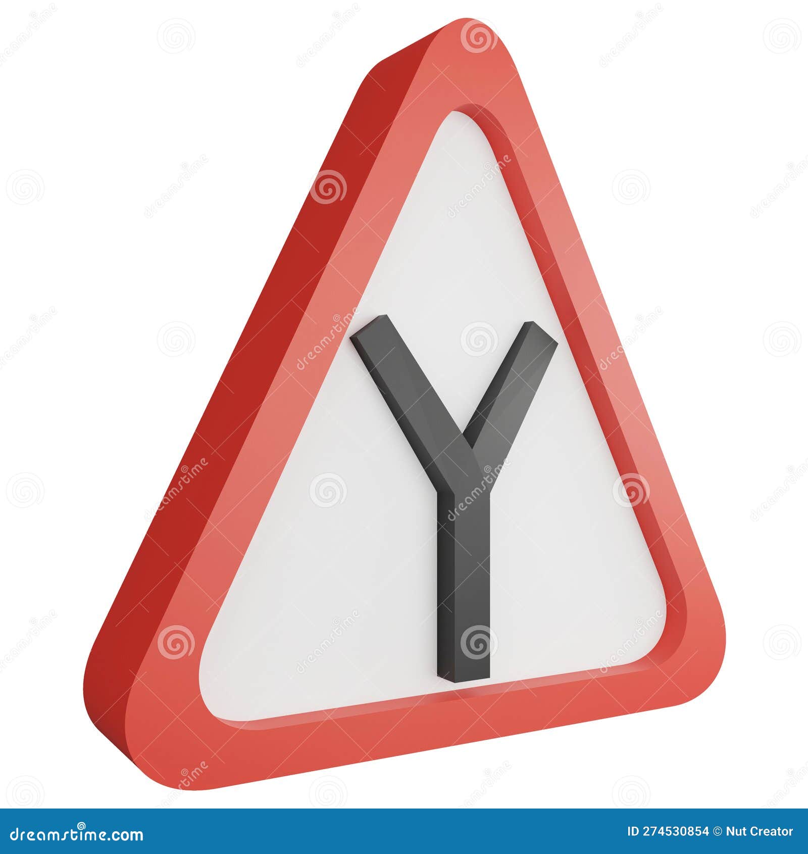 4 Way Intersection Sign Isolated On Transparent Background Vector ...