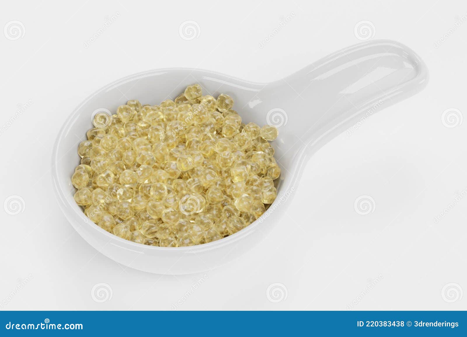 3D Render of Yellow Caviar stock illustration. Illustration of ...