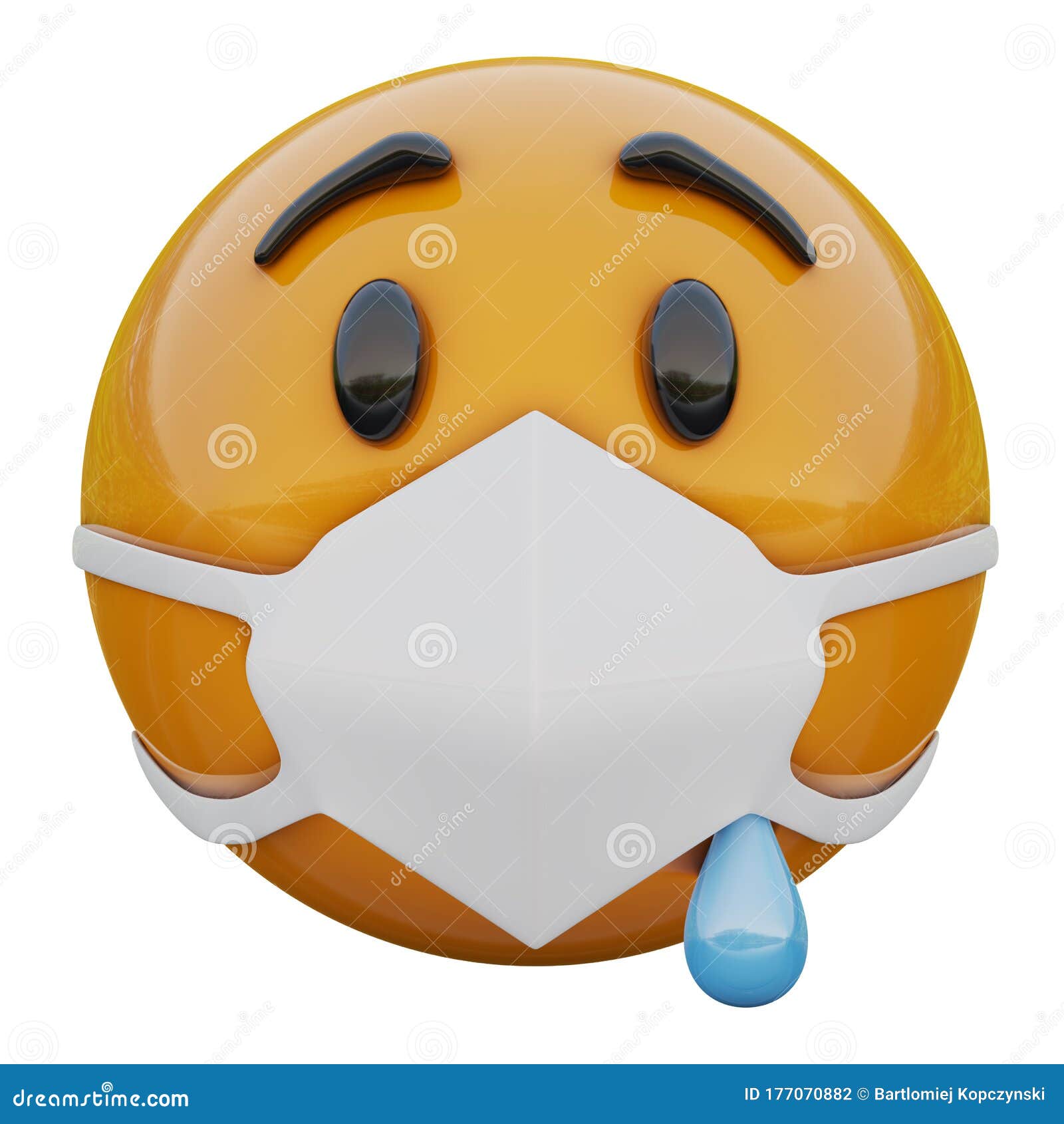 3d Emoji Drooling Face Royalty Free Cartoon 250072349