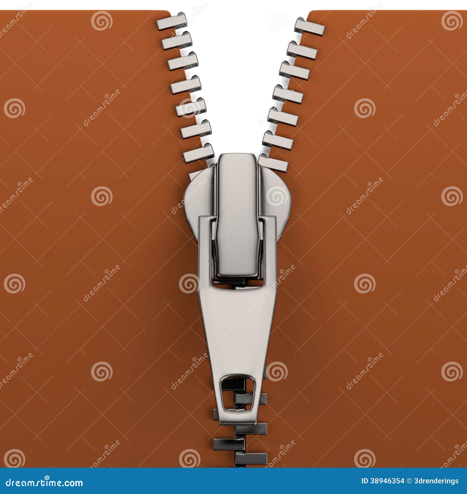 3d render of zipper stock illustration. Illustration of realistic ...