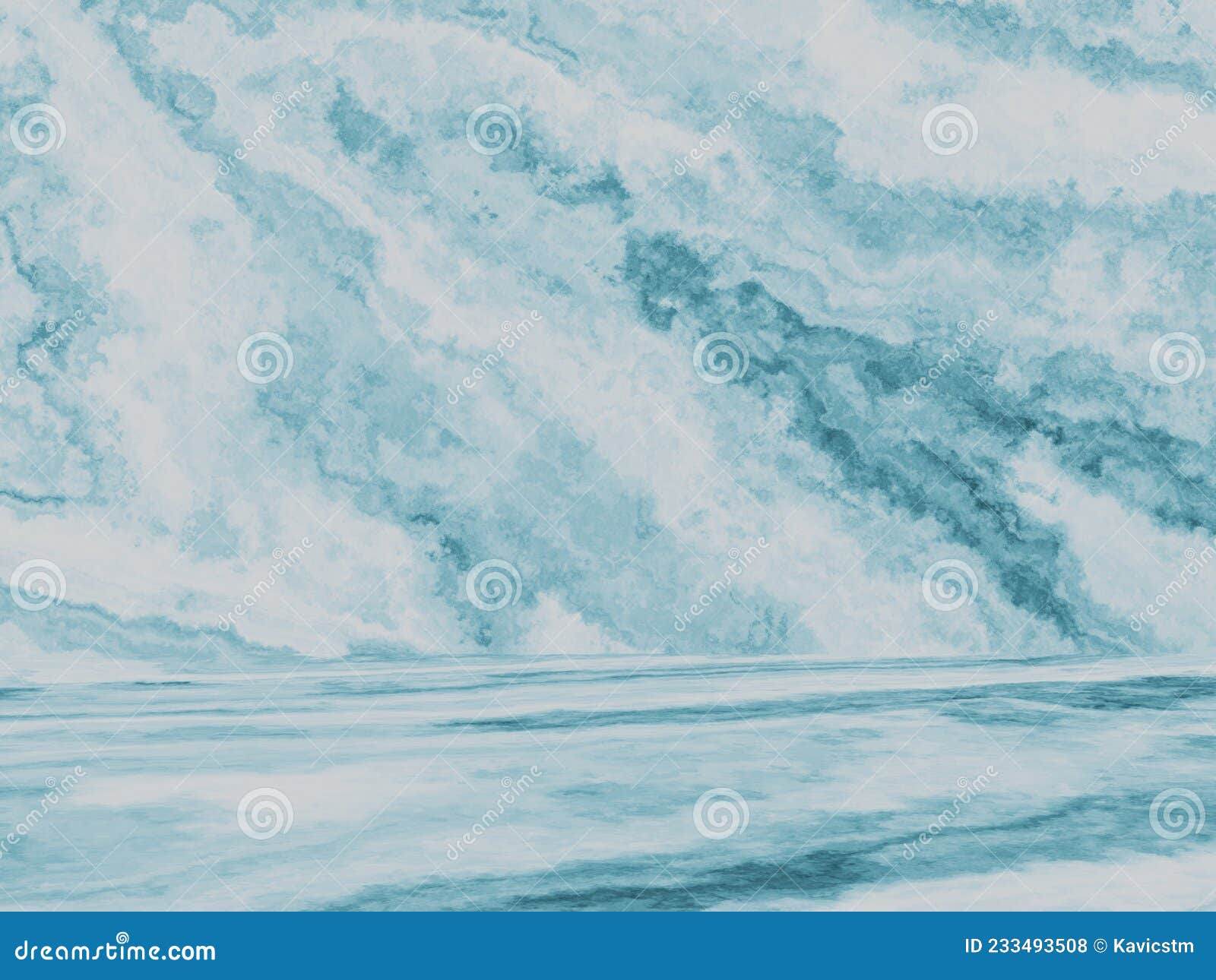 3D Abstract Blue Rock Wall Background Stock Illustration - Illustration ...