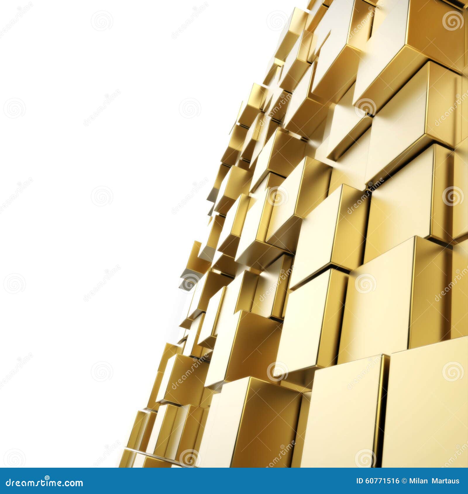 3d Rendered Abstract Cubic Background Stock Illustration - Illustration ...