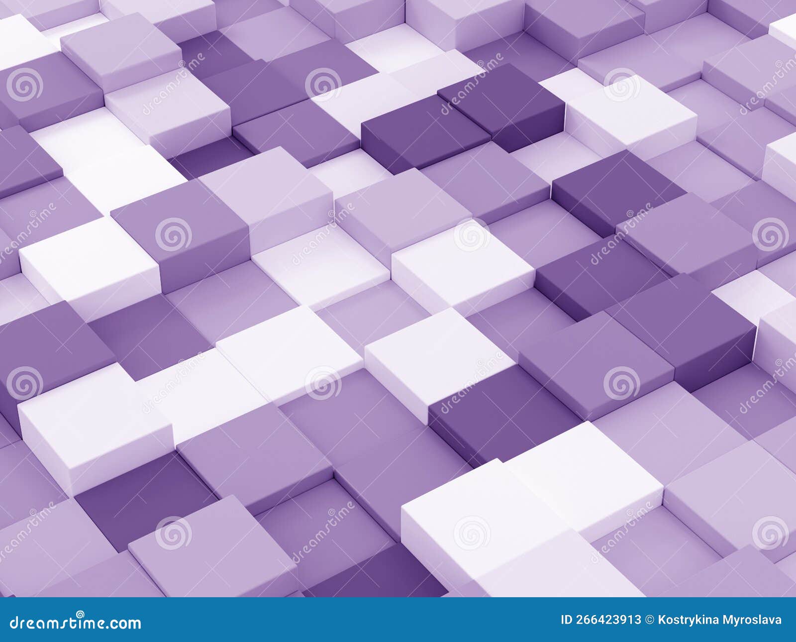 3d Rendered Abstract Soft Purple Background with Square Shape Stock ...