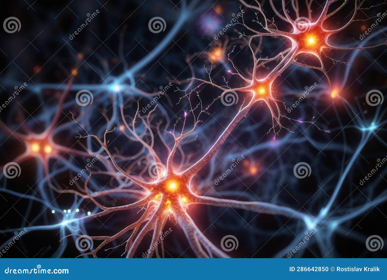 3d Rendered Anatomy Illustration of a Human Brain Stock Illustration ...