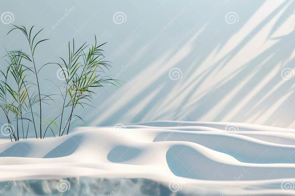 A 3Drendered Backdrop with a Gentle Wave Pattern Offering a Serene and ...