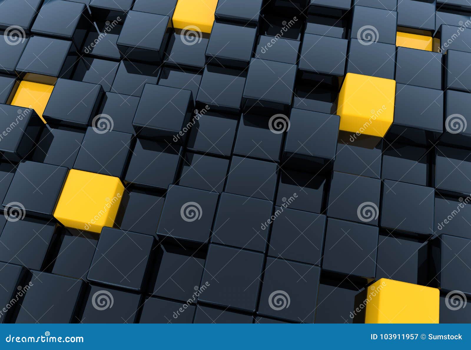 Yellow Cubes Royalty-Free Stock Photo | CartoonDealer.com #59037639