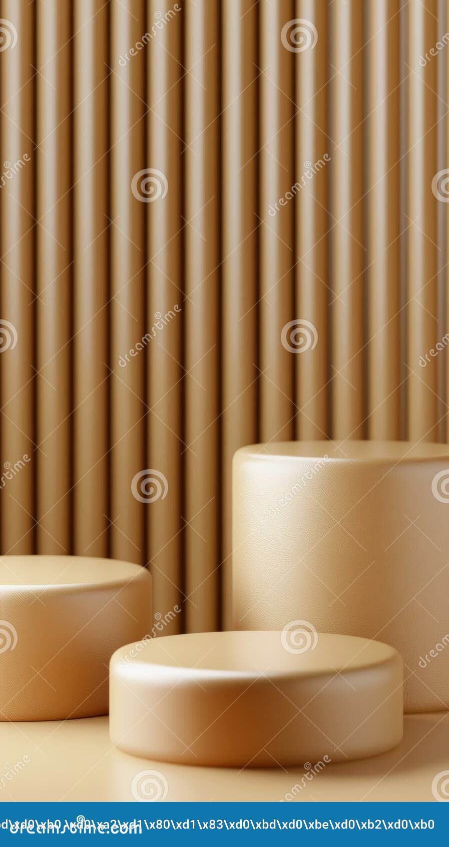 3D Rendered Bar Chart with Solid Color Background Exhibiting Simple ...