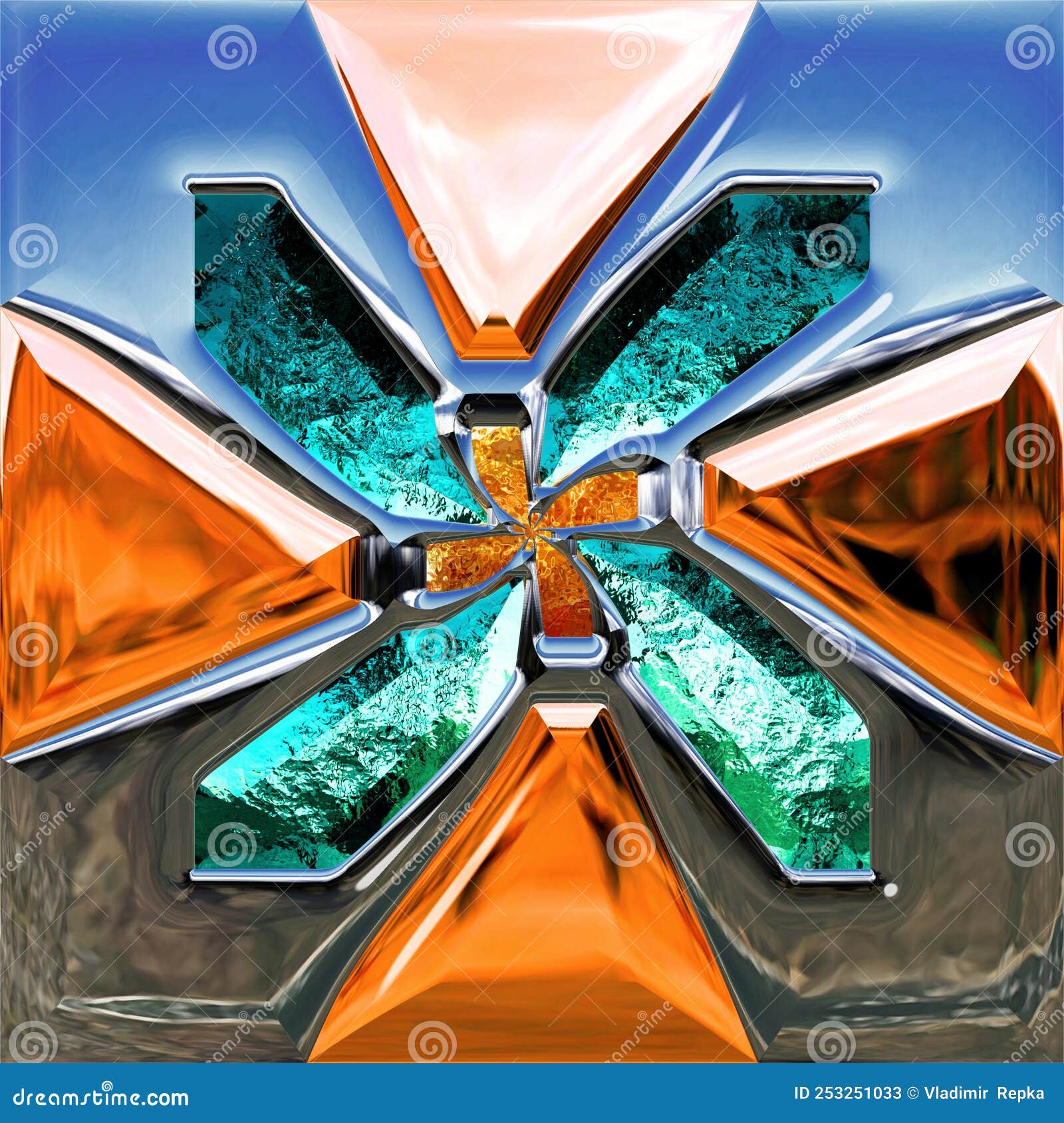 3D Rendered Colorful Luxury Background Tile Stock Illustration ...