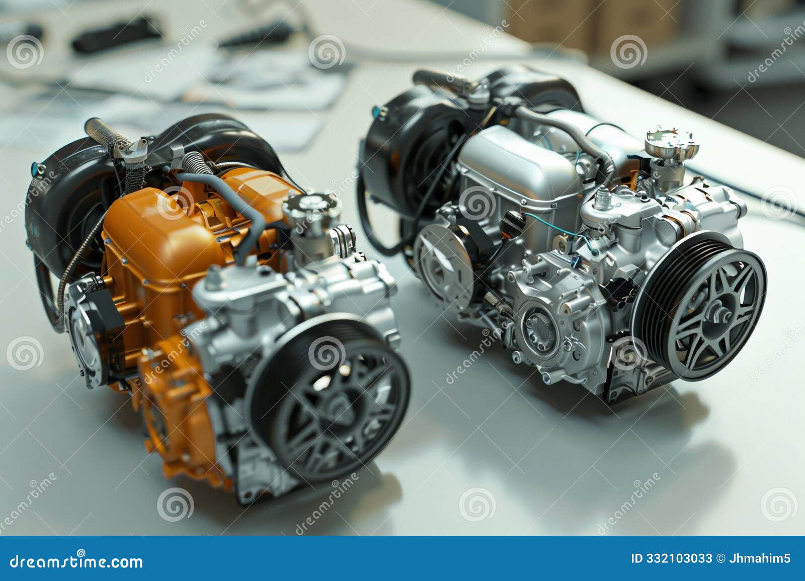 A 3Drendered Comparison of Traditional Versus Electric Vehicle Engines ...