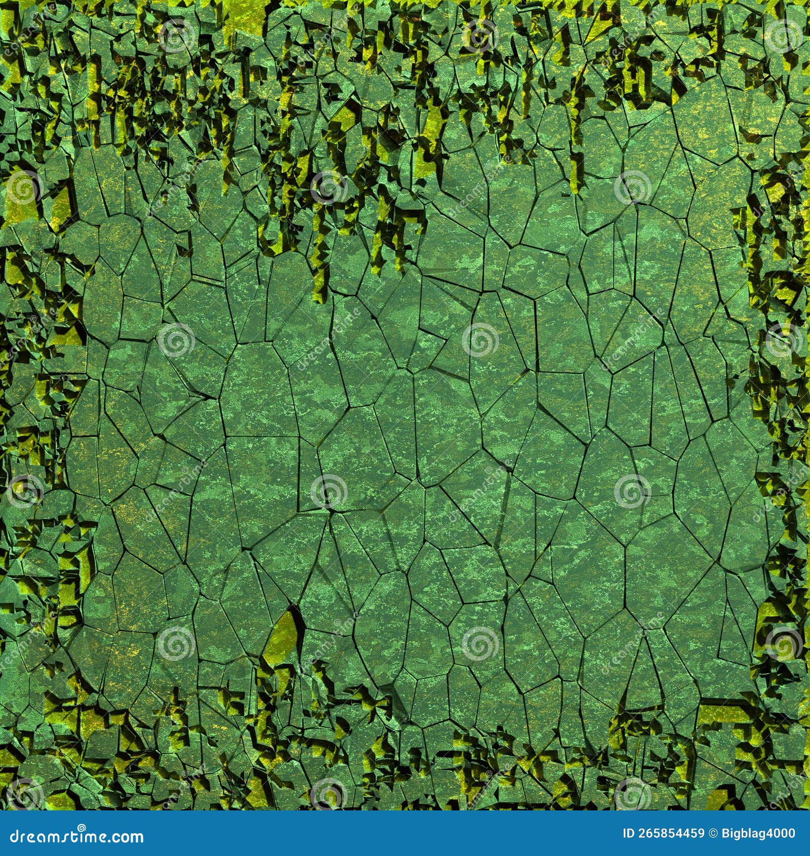 3D Rendered Illustration.Abstract Damaged Surface.Cracked Backdrop ...