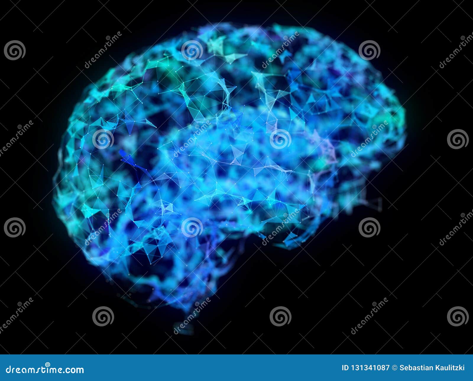 Abstract Plexus Structure Connection Concept, Futuristic Technological ...