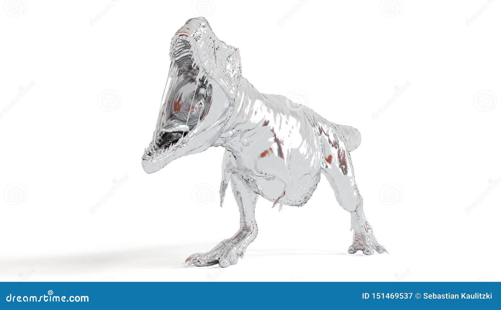 A white t-rex stock illustration. Illustration of fierce - 151469537