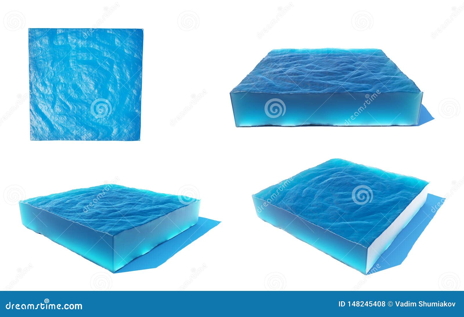 Water Cube Cartoon Vector | CartoonDealer.com #60627711