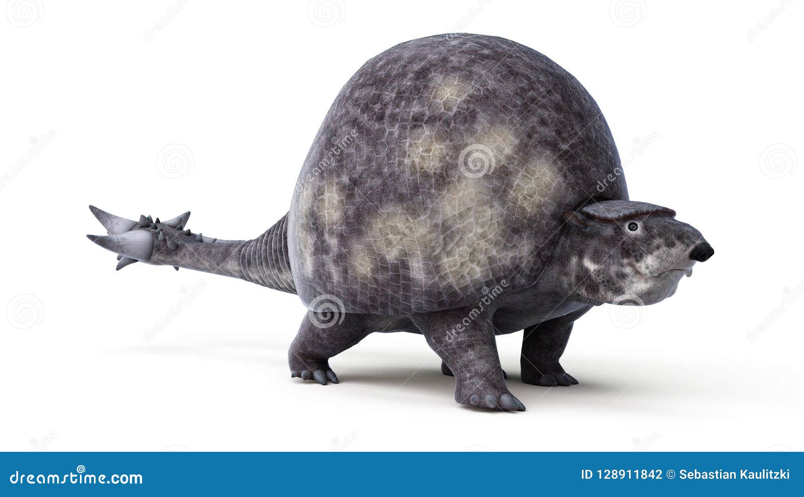 A doedicurus stock illustration. Illustration of ancient - 128911842