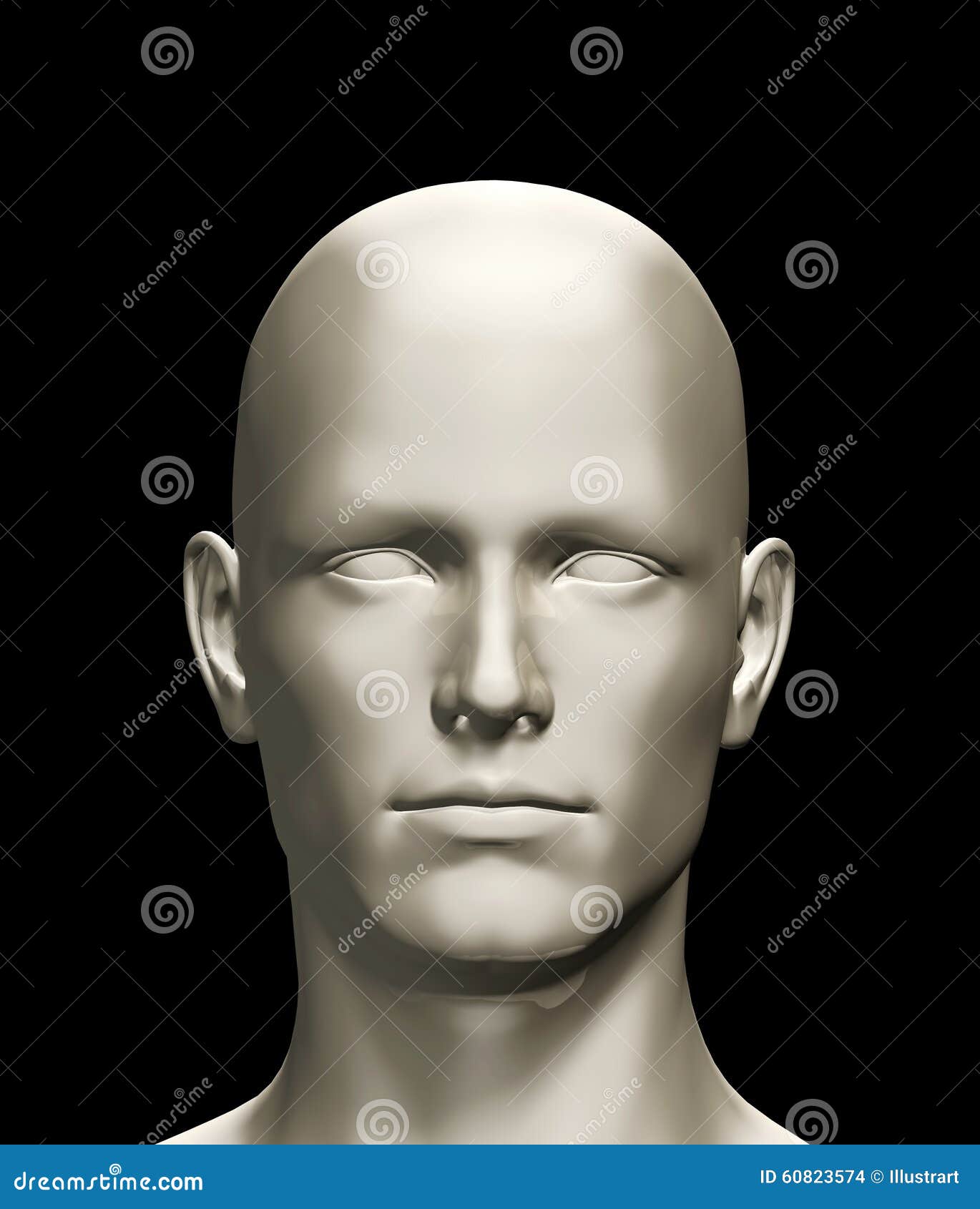 3d Illustration Of A Human Body Shape Anatomy. Stock Photography ...