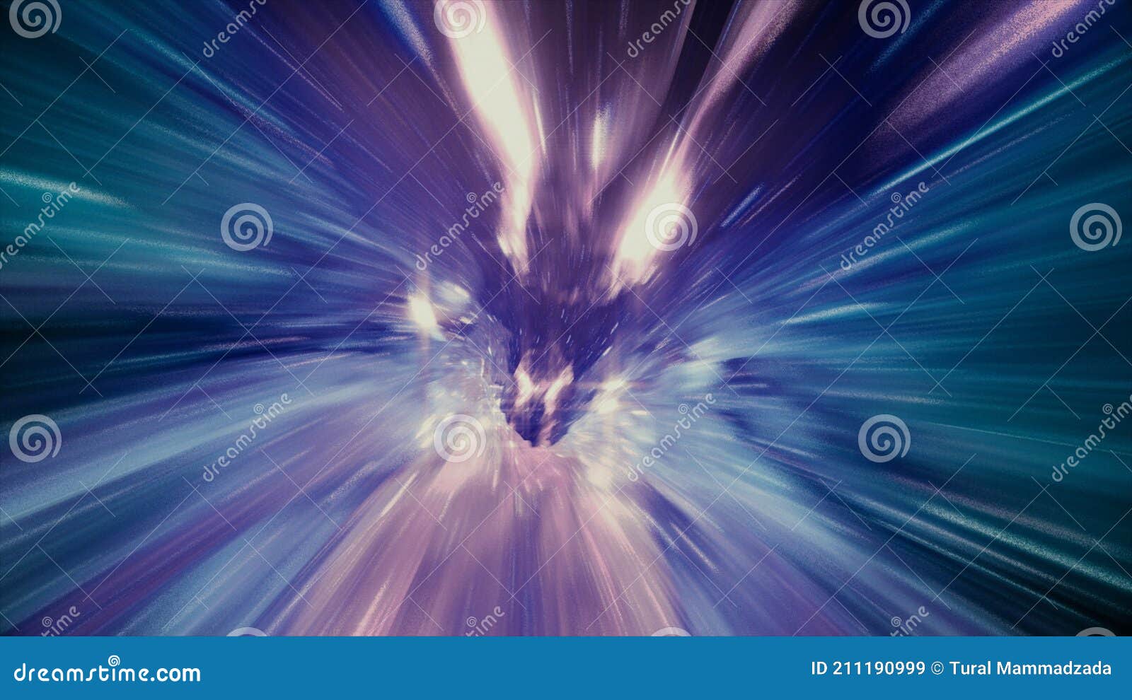 3d Rendered Illustration of Magic Wormhole a Twist in Outer Space ...