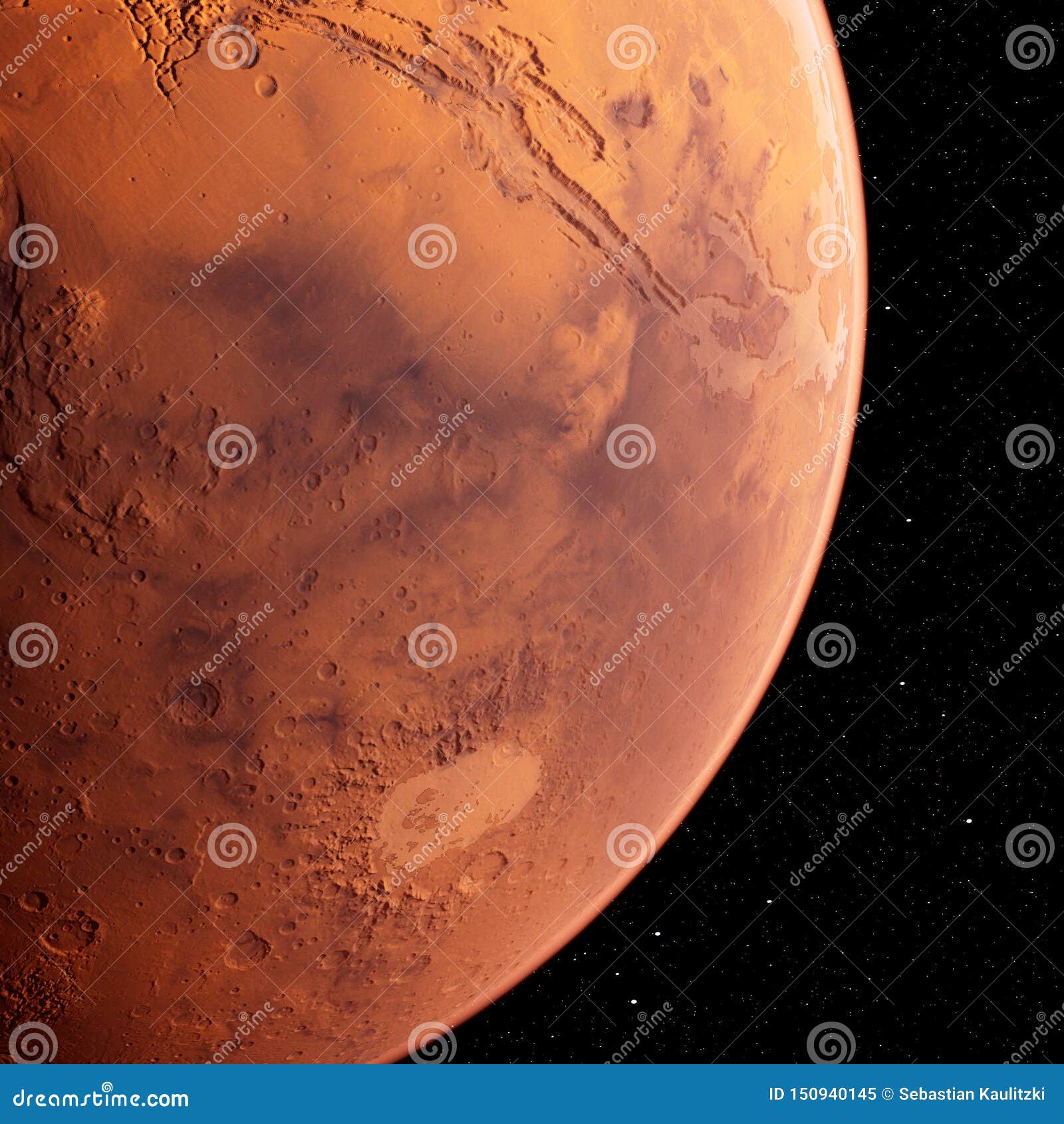 The mars stock illustration. Illustration of nature - 150940145