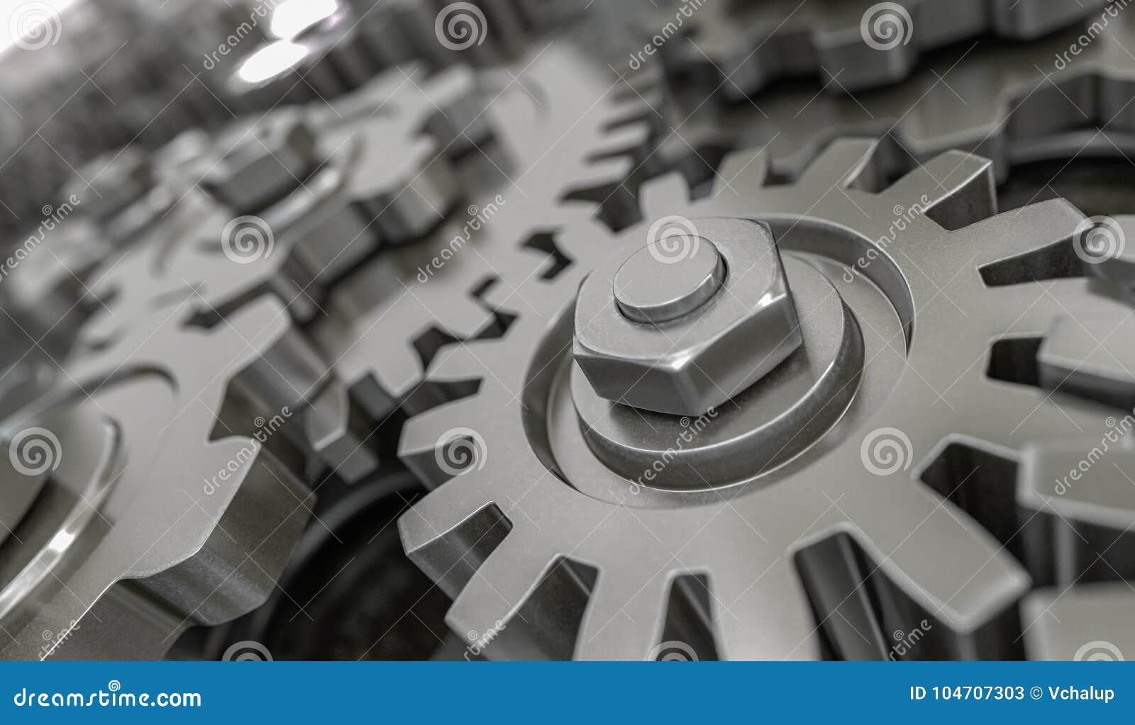 Metallic Gears Background Royalty-Free Stock Image | CartoonDealer.com ...