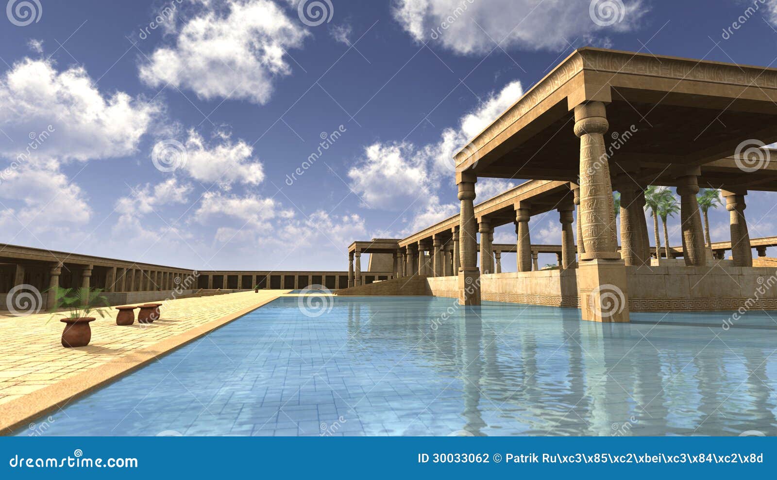 God Ra palace stock illustration. Illustration of mythology - 30033062