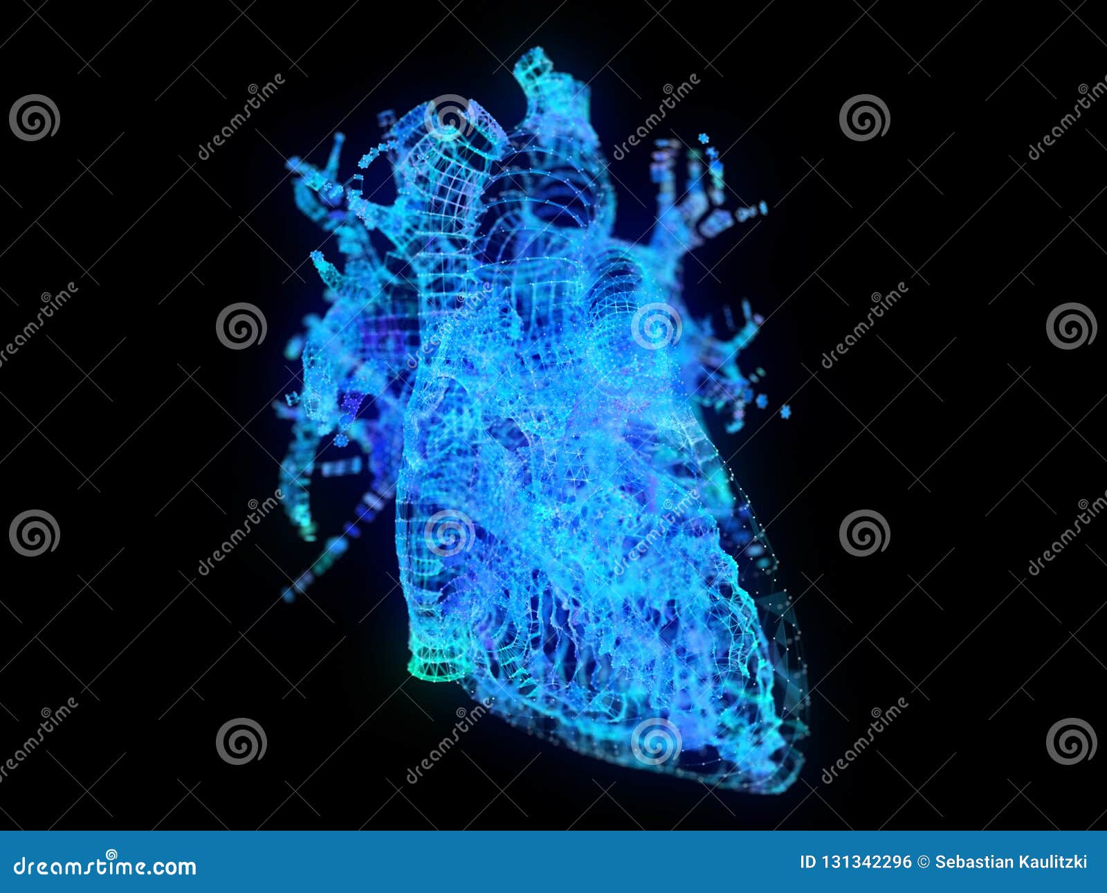 A Plexus Heart Stock Illustration | CartoonDealer.com #131342296