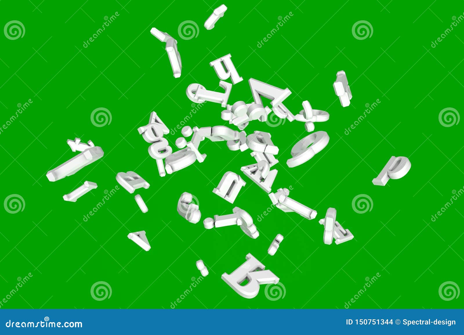 Raining Letter stock illustration. Illustration of font - 150751344