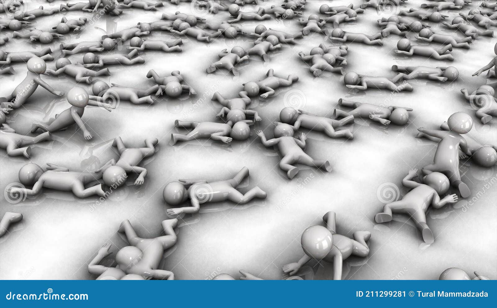 3d Rendered Illustration of Representation Death Rate and Mortality ...