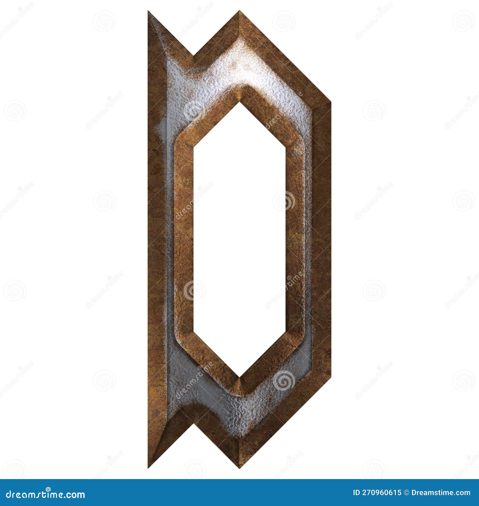 3D Rendered Illustration.Rusty Gothic Font.Vector Alphabet. Stock Image ...