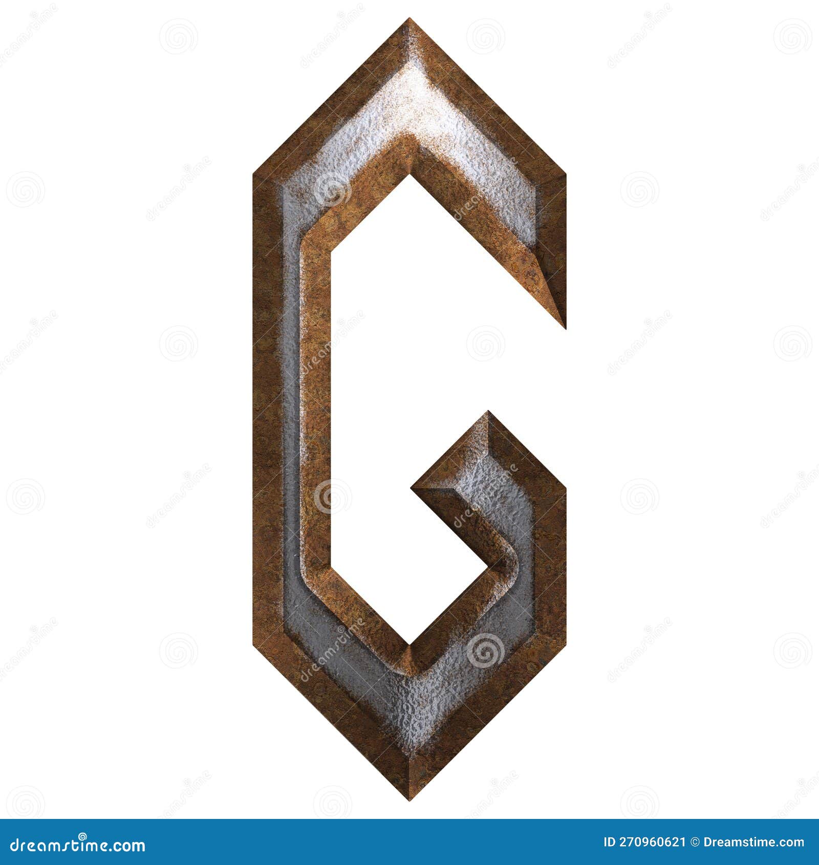 3D Rendered Illustration.Rusty Gothic Font.Vector Alphabet. Stock Image ...