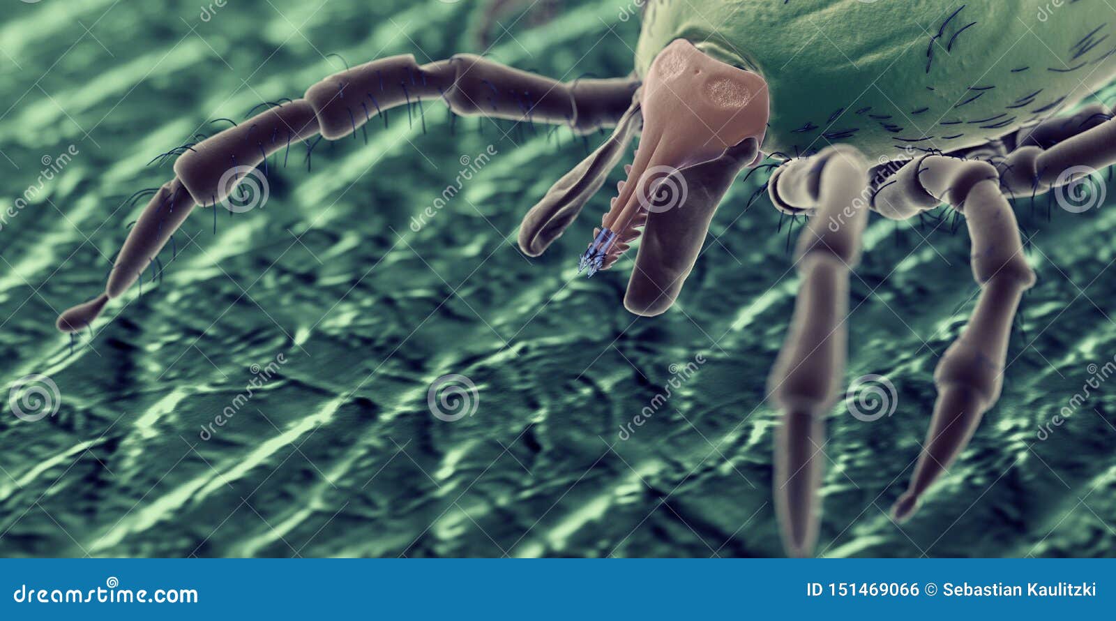 A tick stock illustration. Illustration of danger, blood - 151469066