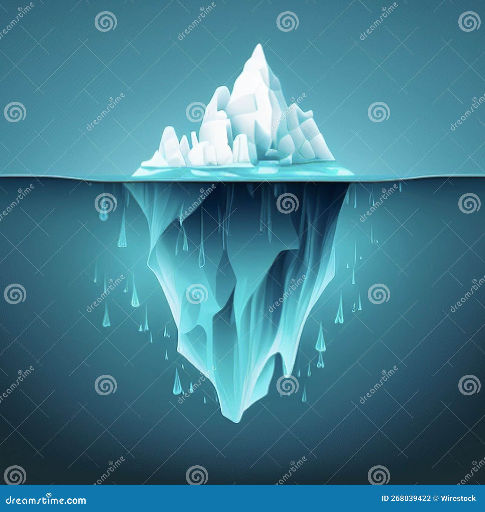 3d Rendered Illustration of a Visible and Invisible Surface of the ...