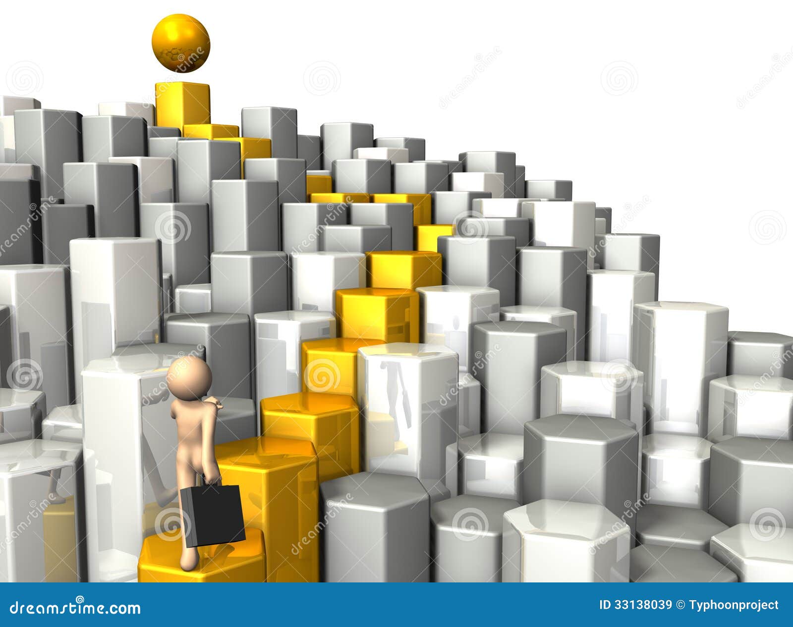 Journey to the target stock illustration. Illustration of forward ...