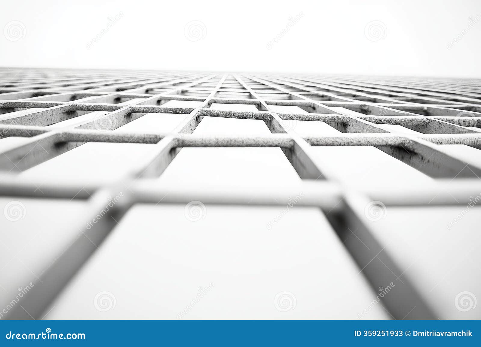 3D Rendered Image Showing the Top View of a Standard Raised Expanded ...
