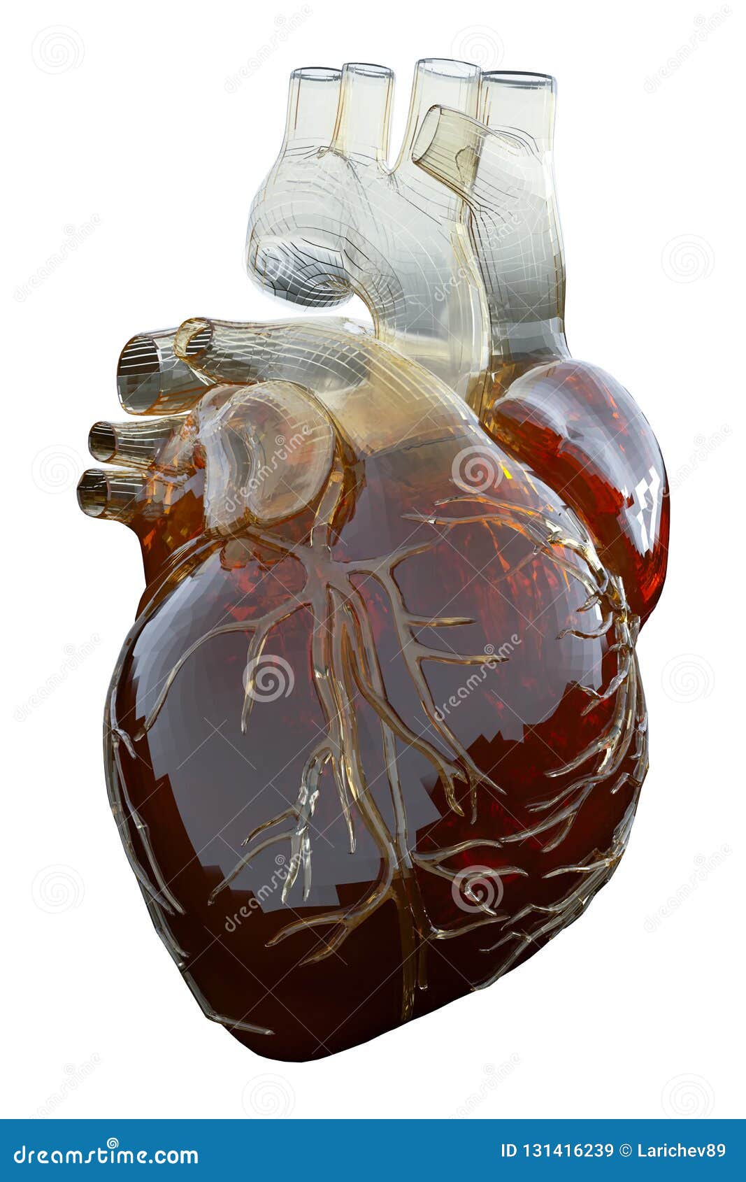 3d Rendered Medically Accurate Illustration of an Artificial Heart ...