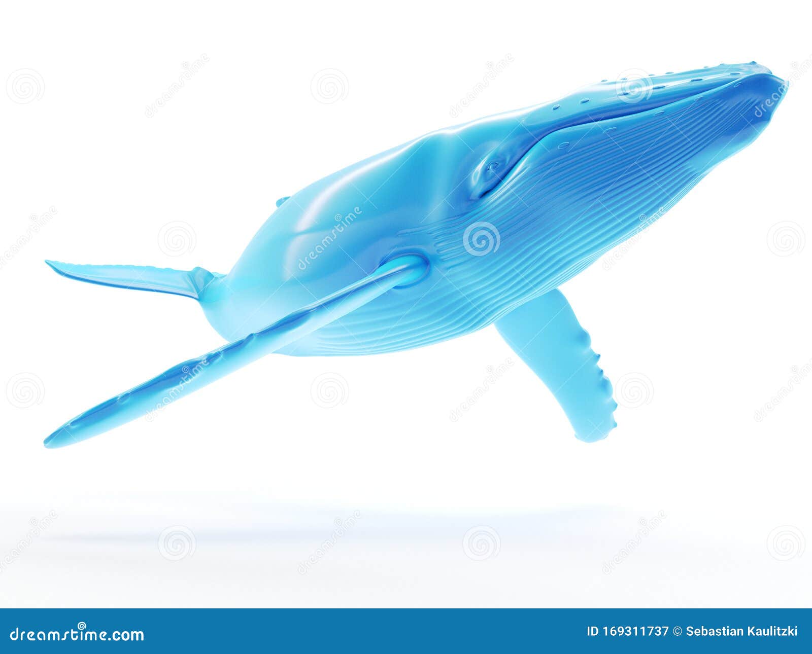 An abstract blue whale stock illustration. Illustration of object ...