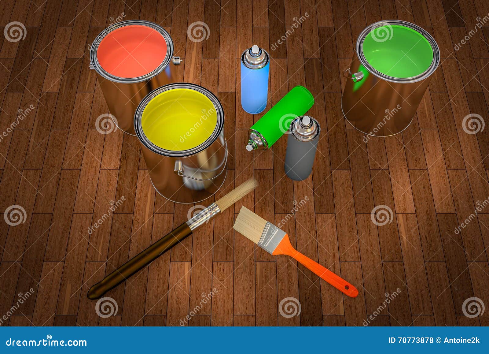 Wood Painting Concept: Male Hand Applies White Paint, Capturing ...