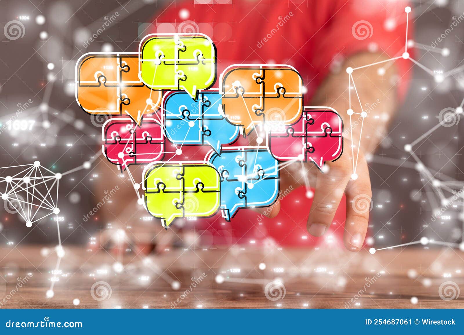 3D Rendered Paragraph Section Sign Hovering in Mans Hand Stock ...